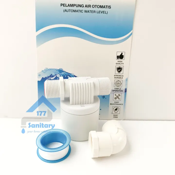 Kran air otomatis VELCO 3/4 inch ori HORIZONTAL- pelampung air bola ...