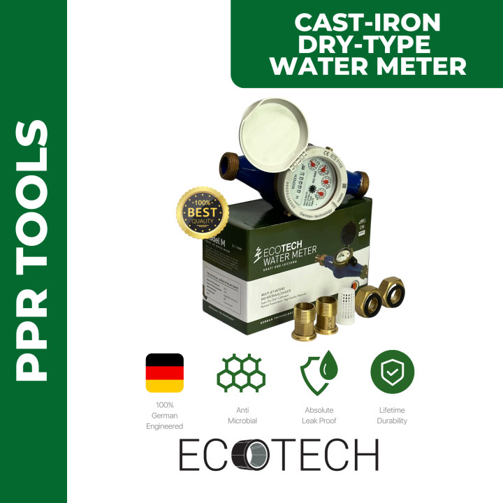 ECOTECH™ Water Meter (Cast Iron Dry-Type ) | Lazada PH