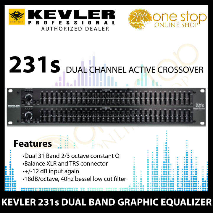 Kevler Professional 1231s Dual 31 Band Graphic Equalizer | Lazada PH