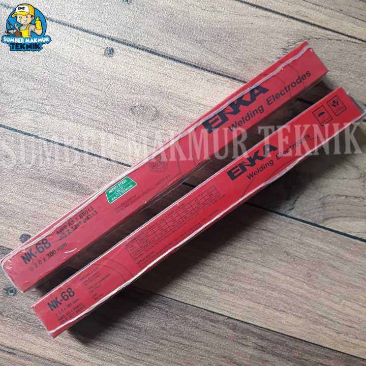 Kawat Las Nikko Steel Enka NK68 NK 68 NK-68 2.0 mili 2,0mm (1pak isi 1kg) | Lazada Indonesia
