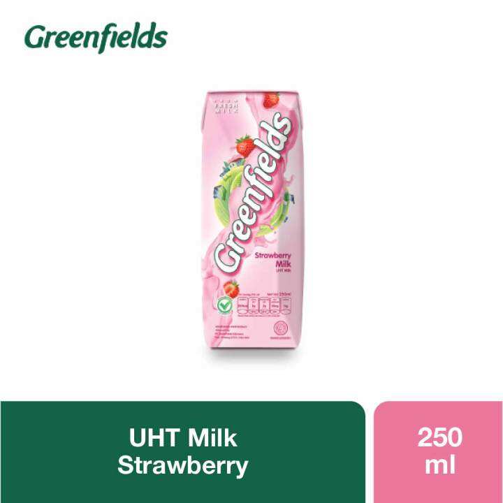 Greenfields Milk UHT Strawberry 250 ml | Lazada Indonesia