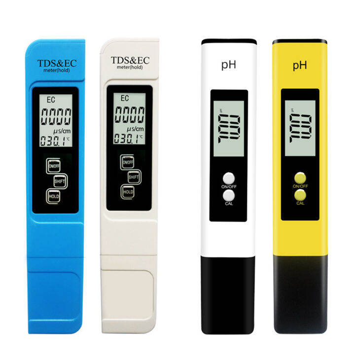 [100 Original]PH Meter เครื่องตรวจจับคุณภาพน้ำ PH Acidometer PH Value ...