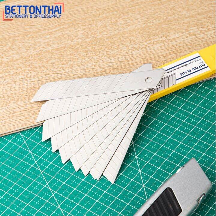 Deli 2017 Cutter SK5 ใบมีดคัตเตอร์ สามารถหักได้มากถึง15 ครั้ง บรรจุ 10 ...