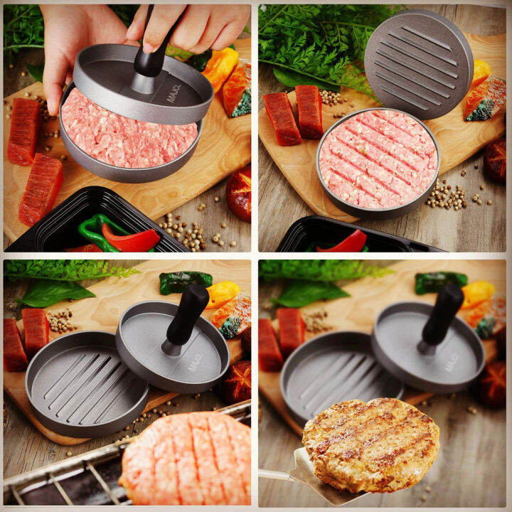 Hamburger Patty Maker, Grind Beef Pork Molder, Single Hole Meat Burger ...