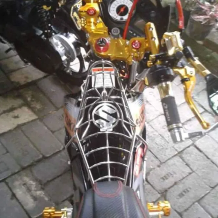 Raider 150 Carb Stainless Step Grill (Design2) | Lazada PH