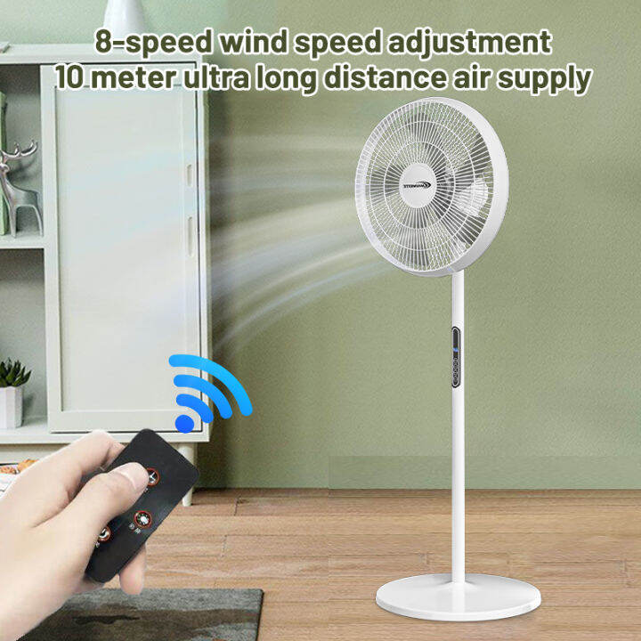 Electric Fan Stand Fan 16 Inch Strong Wind 3 Speed Multifunction ...