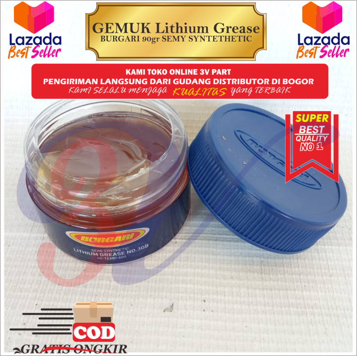 GEMUK Lithium Grease BURGARI 90gr SEMY SYNTETHETIC | Lazada Indonesia