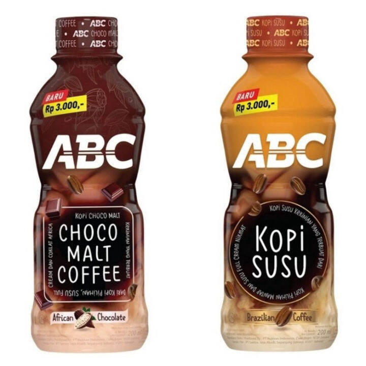ABC Kopi Botol 200 Ml, Rasa Kopi Susu | Lazada Indonesia