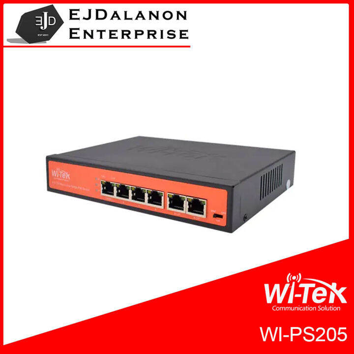 Wi-Tek WI-PS205 250m Long Range CCTV PoE Switch | Wi-Tek | WI-PS205 | Long Range CCTV PoE Switch ...