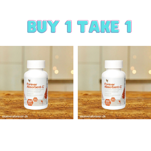 Forever Absorbent- C (BUY 1 TAKE 1) (200 Tablets) (260 g)- Vitamin C in ...