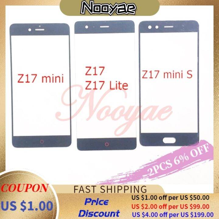 Touch Lcd Panel ด้านหน้าสีดำ/ขาวสำหรับ Z17 Lite Nx591j/Nx563j Nubia เซ็นเซอร์ติดกระจก Digitizer ...