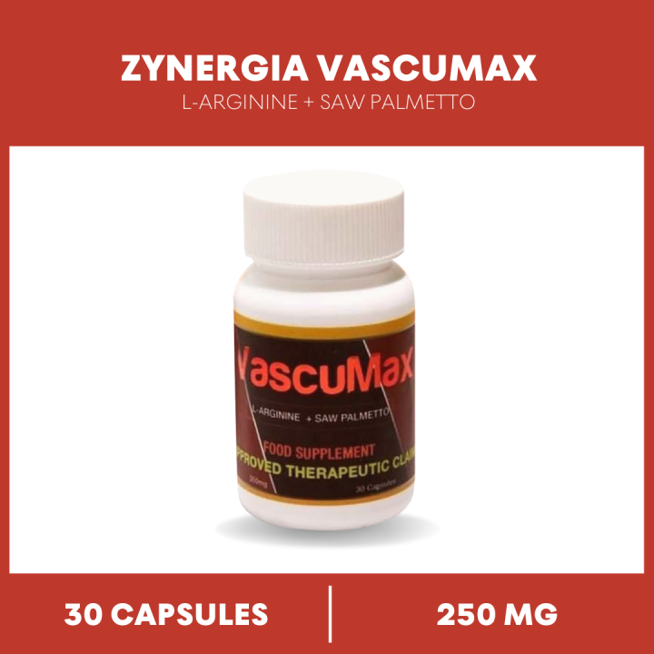 ORIGINAL ZYNERGIA VASCUMAX BY DOC ATOIE WITH L-ARGININE AND SAW ...