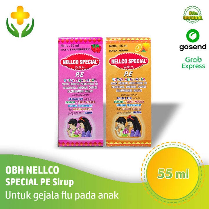 OBH Nellco Special Anak Sirup 55ml Obat Flu Demam Batuk Pilek Anak ...