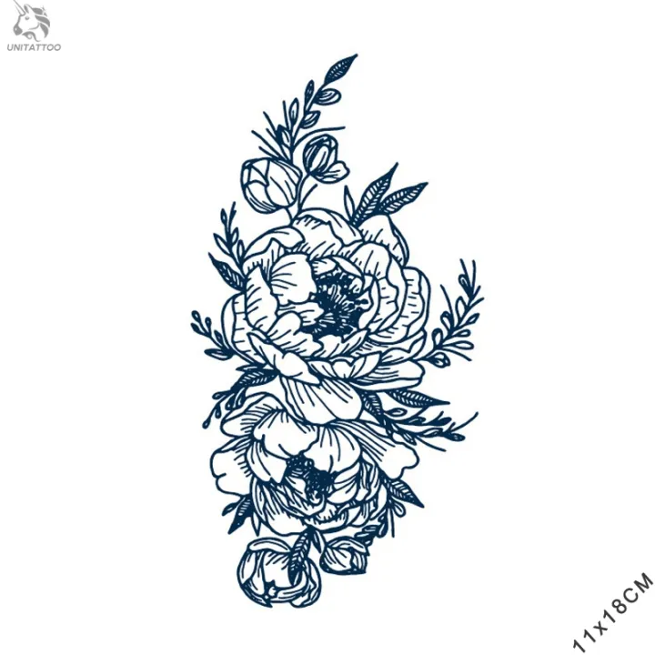 UNI Magic Tattoo Sticker Waterproof Long Lasting 15 Days Fake Tattoos ...