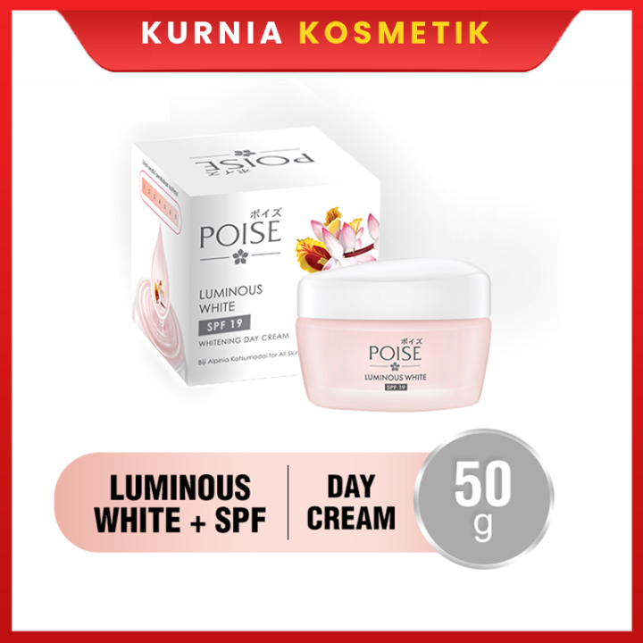 POISE DAY CREAM LUMWHITE +SPF JAR 50GR | Lazada Indonesia