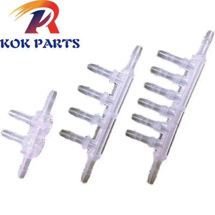 5PC Inkjet Printers Spare Parts Ink Tube Connector 4 6 8 Way Hose Ink ...