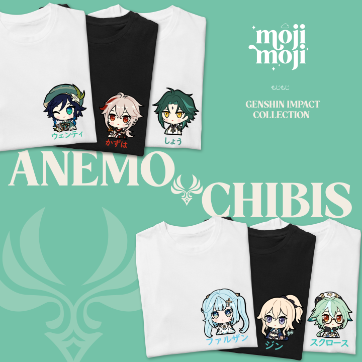 Genshin Impact - Anemo Vision Chibi Shirt | Lazada PH