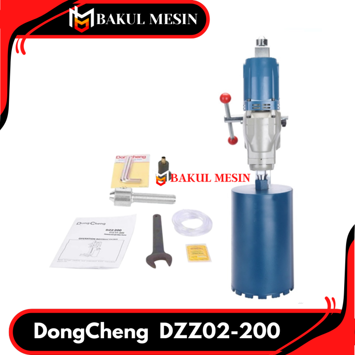 DONGCHENG DZZ02-200 Mesin coring 200mm Diamond core drill DZZ200 ...