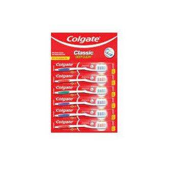 Colgate Toothbrush Classic Adult w/ Cap 6's | Lazada PH