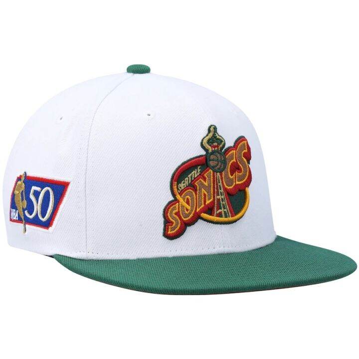 ♀™ Ness Seattle SuperSonics Baseball Cap Flat Brim Hat Variety | Lazada PH