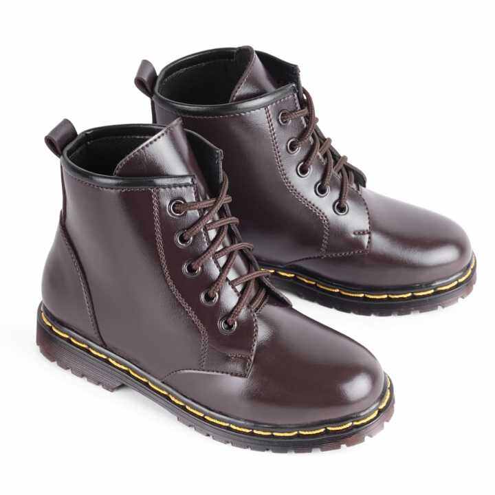 Sepatu model dockmart boot anak laki laki dan perempuan original Hitam ...