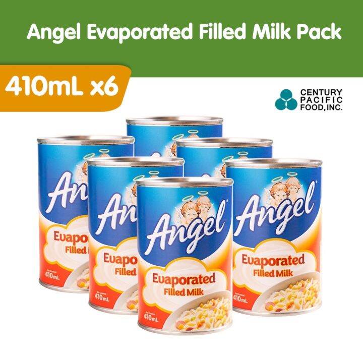 Hot zangkenbei80386 Angel Evaporated Filled Milk 410ml Pack of 6 ...