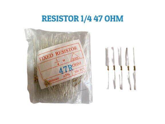 RESISTOR 1/4watt 47R OHM (10) | Lazada Indonesia