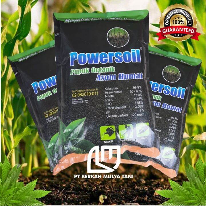 Pupuk Power Soil Asam Humat Pembenah Tanah Organik 1 Kg Original | Lazada Indonesia