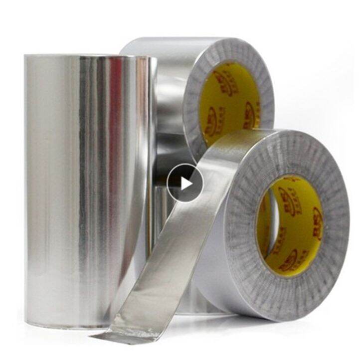 20M Aluminum Foil Tape Sealing Duct Adhesive Thermal Resist Fireproof ...