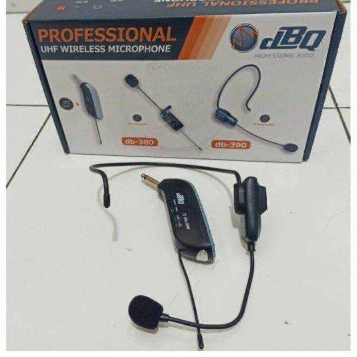 Mic Wireless DBQ DB 390 Headset/Bando Original | Lazada Indonesia