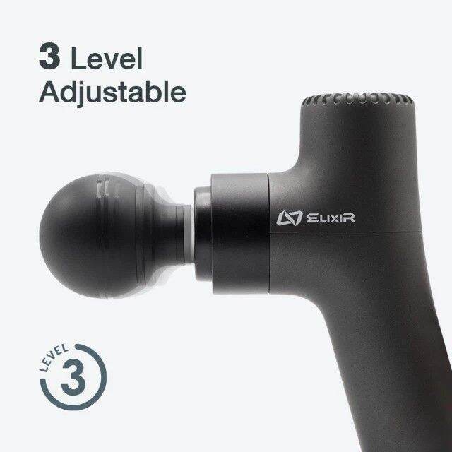 Best Elixir Massage Gun Portable ปืนนวดผ่อนคลายกล้ามเนื้อ ขนาดเล็กพกพาสะดวก | Lazada.co.th