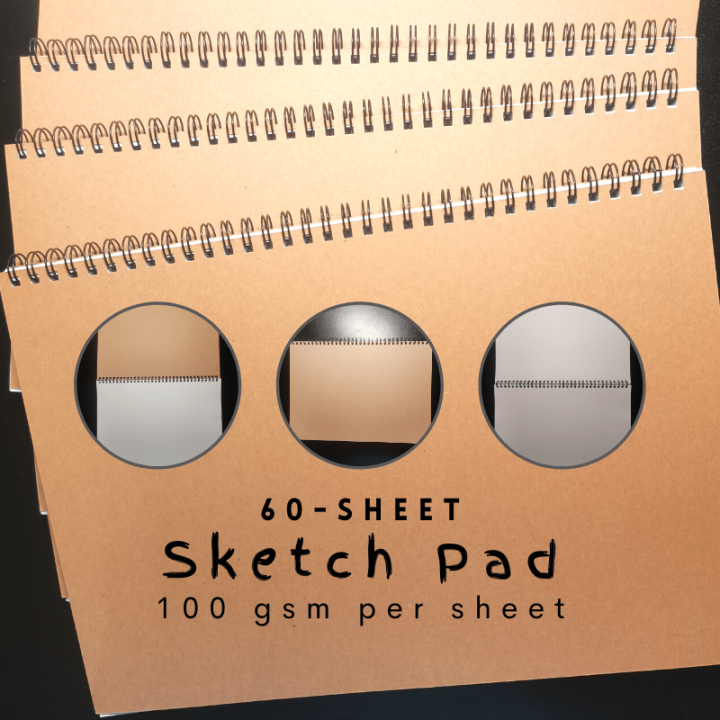 Sketch Pad 60 sheets A4 size 100 gsm | Lazada PH