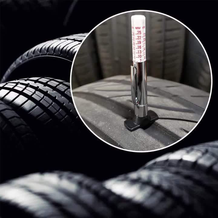 Tyre Tread Depth Gauge Color Coded Car Tread Depth Smart Color Coded ...