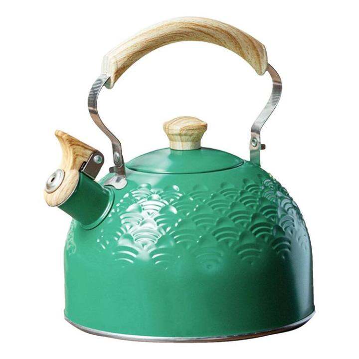 Whistling Tea Kettle 2.5L Whistling Kettle Water Boiler Stove Top ...
