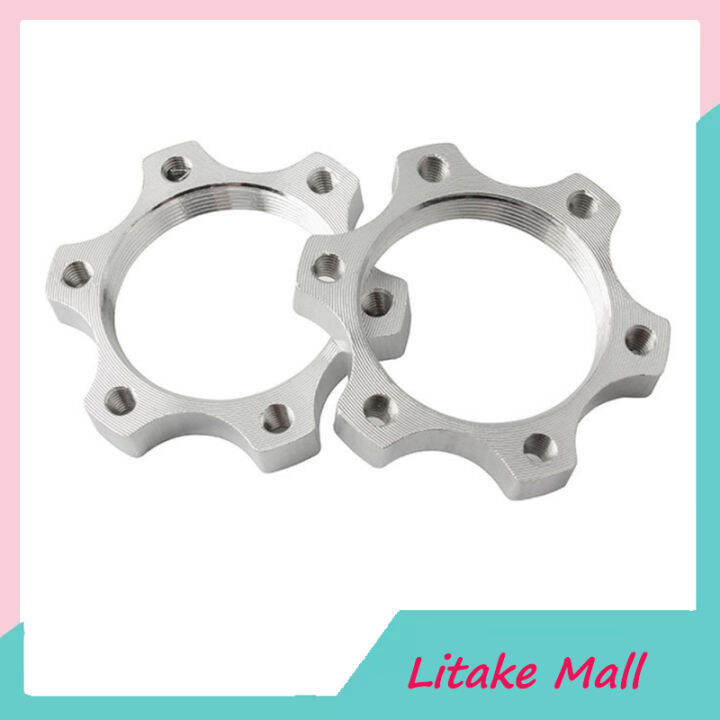 2pcs Bicycle Disc Conversion Brakes Seat Thread Hub Flanges Nut ...