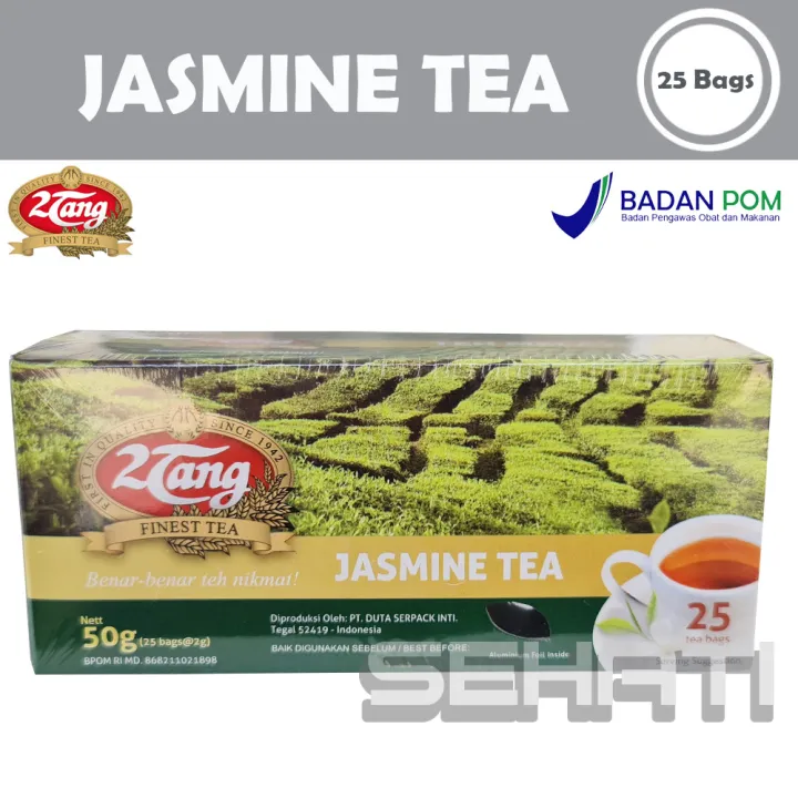 2Tang Jasmine Tea Reguler Box = 25 Pcs - 2 Tang Teh Melati Celup 25Pcs ...