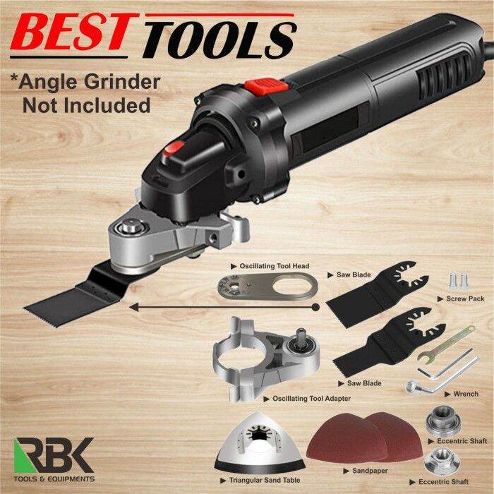 ADAPTER gerinda OSKILASI / converter Oscillating tool adapter kit set ...