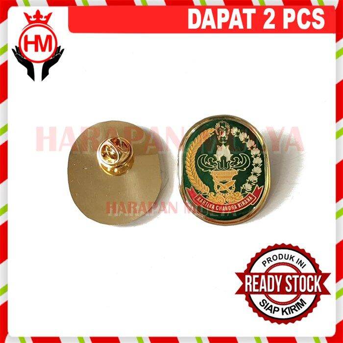 Pin Bahan Logam Fiber – Bros Pin Logo Persit Kartika Chandra Kirana ...