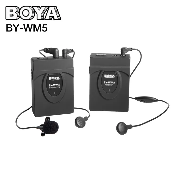Microphone BOYA BY-WM5 UHF Pro wireless Microphone | Lazada.co.th