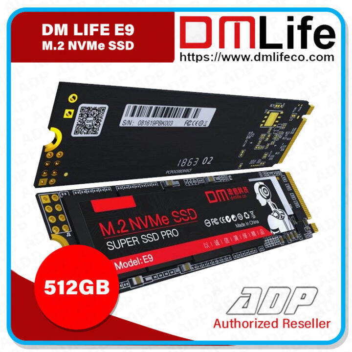 DM Life E9 Internal M.2 NVME SSD Hard Drive 256GB 512GB 1TB internal for laptop [ dmlife ...