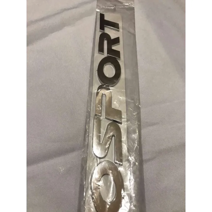Mitsubishi Montero Sport - Hood Emblem w/ Guide Metallic (Thick and ...