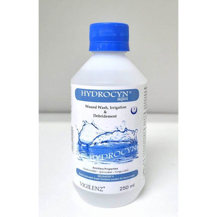 HYDROCYN AQUA Wound Wash, Irrigation and Debridement 500ML | Lazada