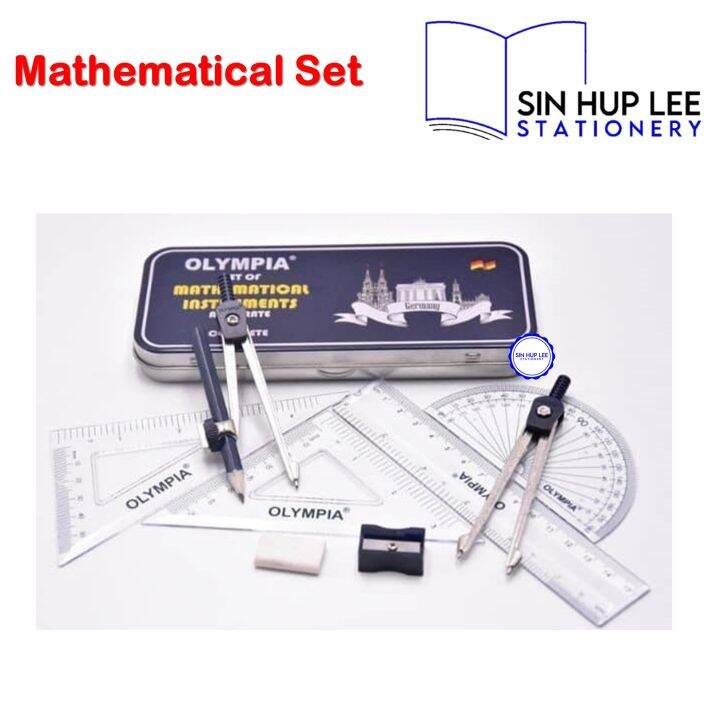 OLYMPIA Mathematical Set / Geometry Set / Compass Set / Geometri ... OLYMPIA Mathematical Set / Geometry Set / Compass Set / Geometri ...