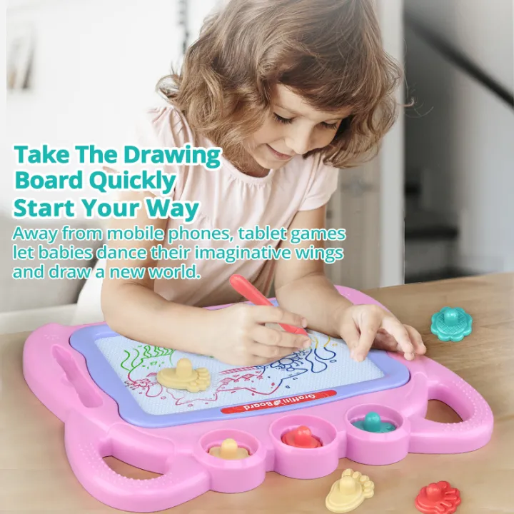 Mini Magnetic Magic Slate Graffiti Board Magnetic Magic Sketchpad Slate ...