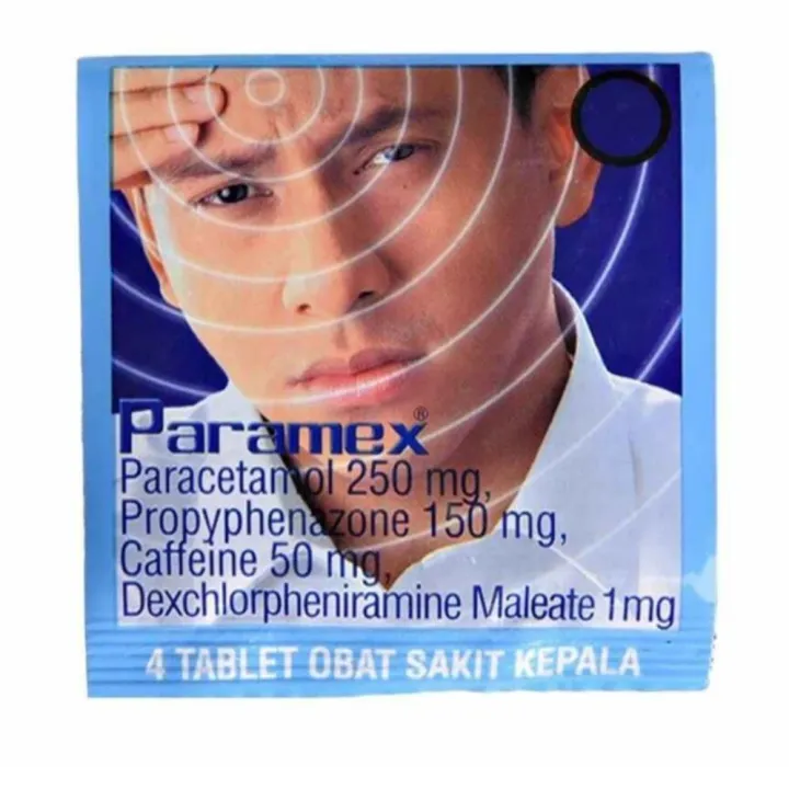 PARAMEX Tablet Pereda Sakit Kepala [4 Kaplet] | Lazada Indonesia