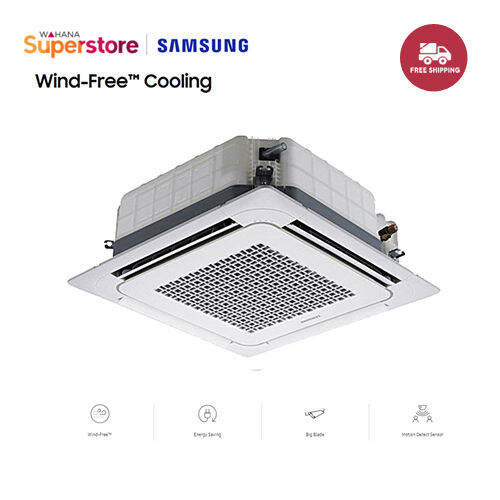 Samsung AC Cassette Ceiling Inverter Korea 4 Way Wind-Free 5.5 PK ( 5 1/2 PK ) - AC140TN4DKC/EA ...