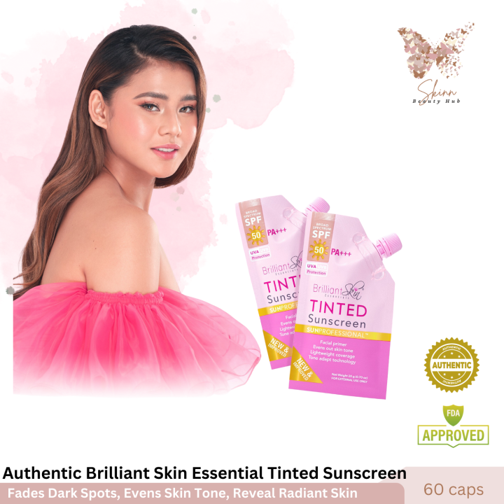 Brilliant Skin Essential Tinted Sunscreen Facial Firmer: Sun Protection ...