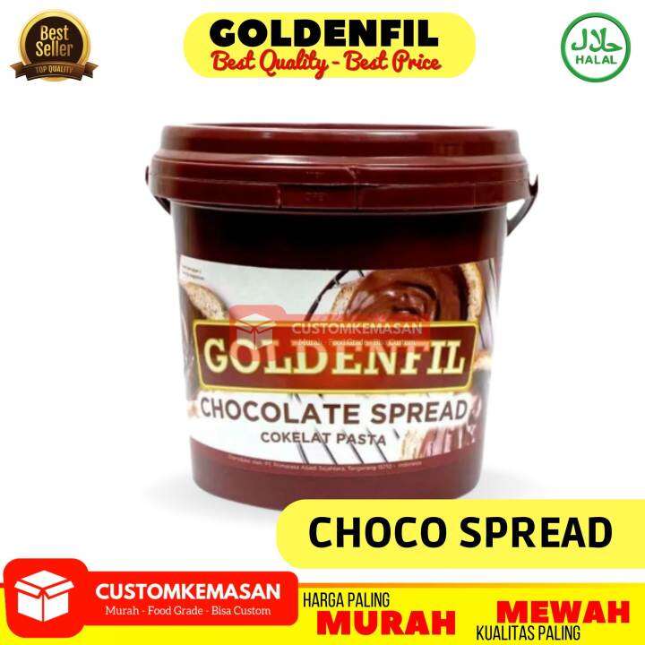 Goldenfil Chocolate Spread / Selai Roti Bakar / Toping Roti / Selai ...