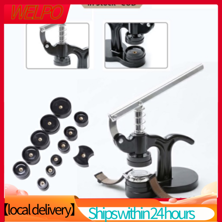 [in stock] 13Pcs Watch Case Press 12 Dies Watch Crystal Front Back Case ...