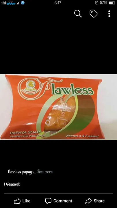 FLAWLESS PAPAYA SOAP | Lazada PH